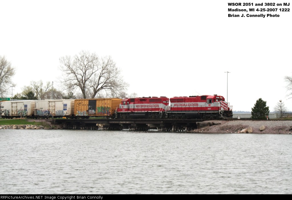 WSOR 2051 and 3802 on MJ